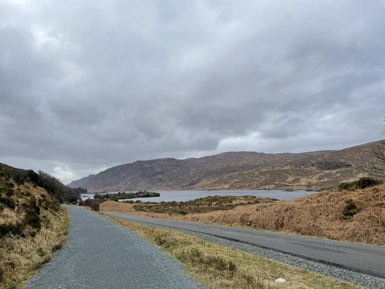 Glenveagh Castle from the Glenveagh National Park Visitors Centre ...