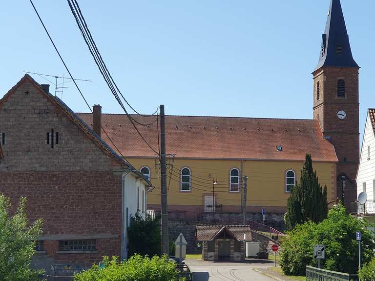 Église Saint-Hubert Breidenbach : Radtouren und Radwege | komoot