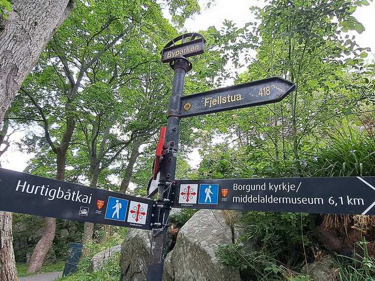 Byparken - Stadtpark von Ålesund Routes for Walking and Hiking | Komoot