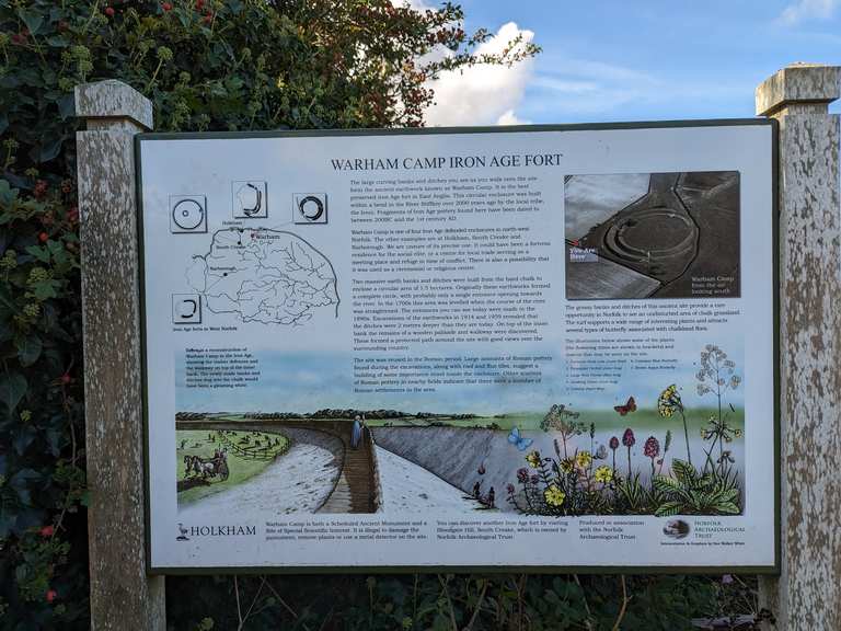 Warham Camp Iron Age Fort - Cycle Routes and Map | Komoot
