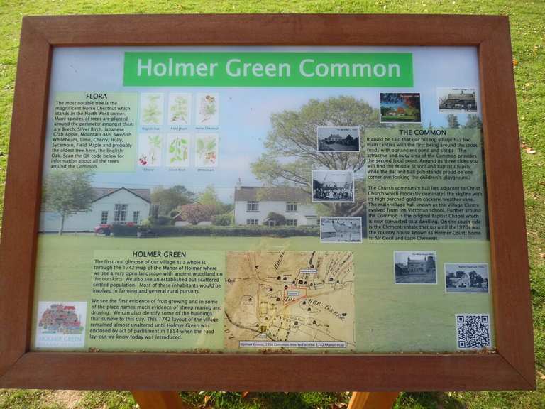 Boucle de Holmer Green Common et Beamond Wood depuis Holmer Green ...