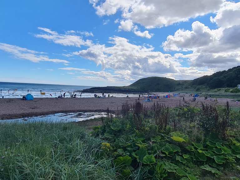 Coldingham Sands. Great all round beach Routes for Walking and Hiking ...
