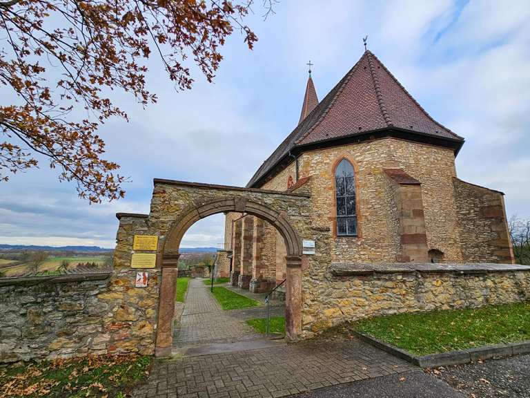 Bergkirche Nimburg: Wanderungen und Rundwege | komoot
