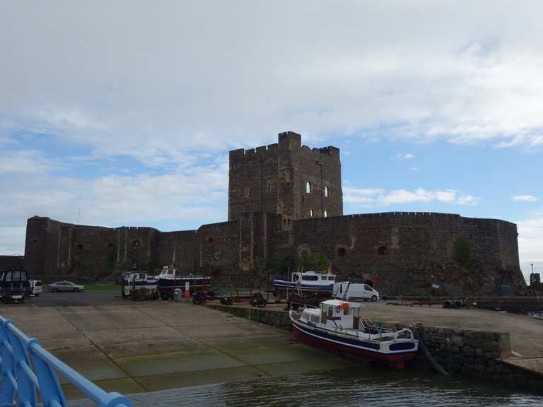 Carrickfergus Castle and Marina Road Cycle Routes and Map | Komoot