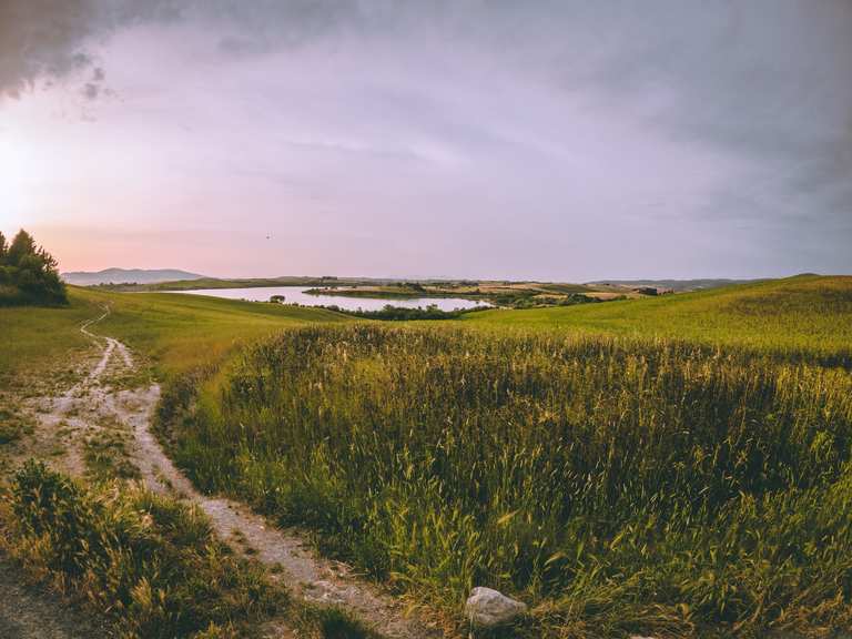 Dal borgo di Pastina all'Oasi Lago di Santa Luce — giro ad anello ... Dal borgo di Pastina all'Oasi Lago di Santa Luce — giro ad anello ...
