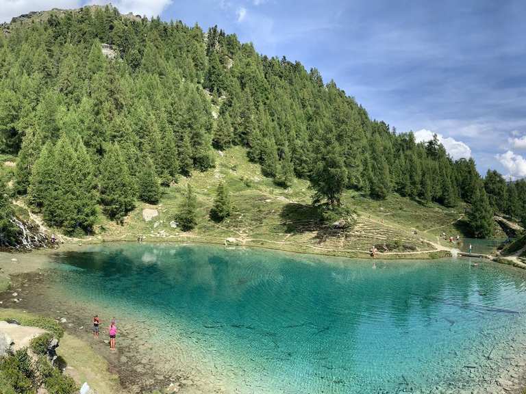 Cabane des Aiguilles Rouges from Arolla — running loop | run | Komoot