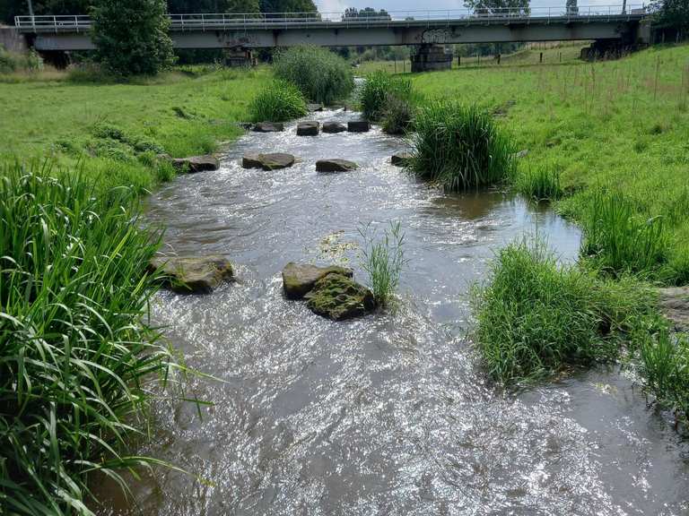 Vistrap van rivier de Roer.: Wanderungen und Rundwege | komoot