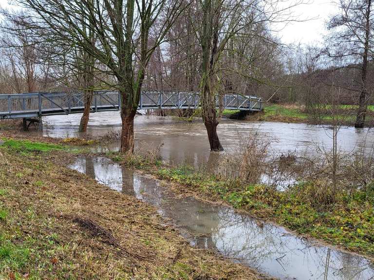 Fußgängerbrücke über die Innerste: Wanderungen und Rundwege | komoot