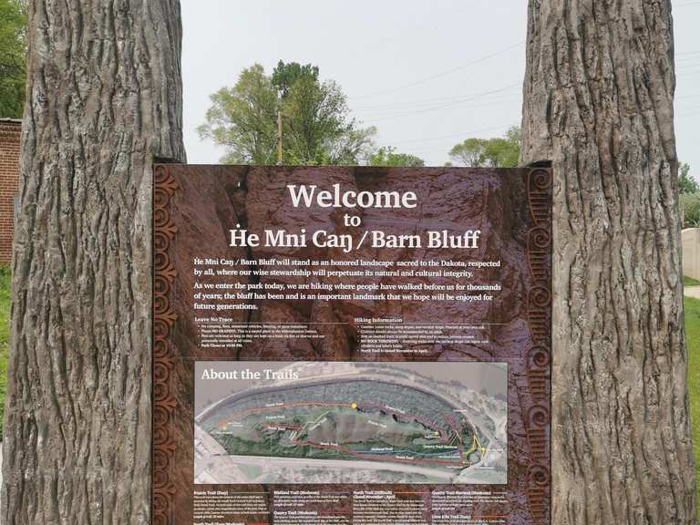 He Mni Can / Barn Bluff Routes for Walking and Hiking | Komoot