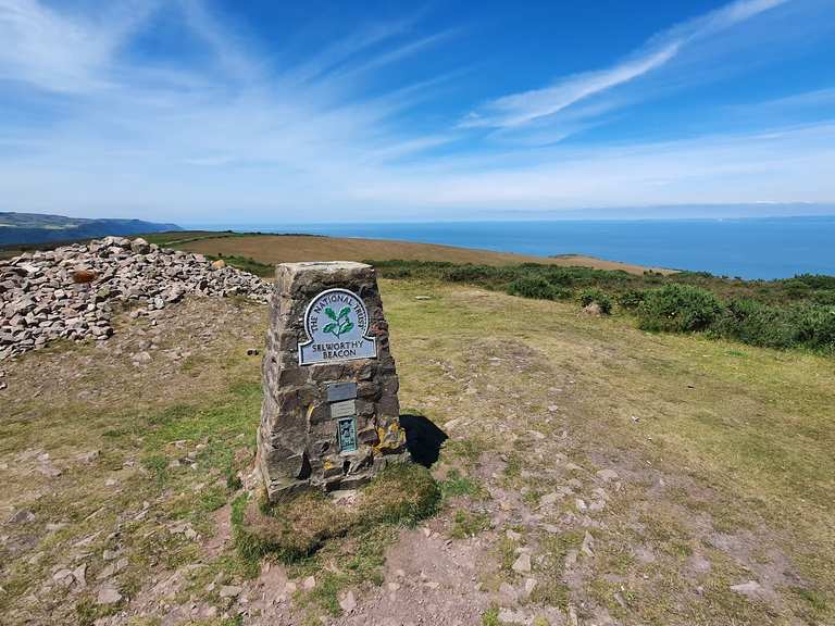 Selworthy Beacon & Hurlstone Point loop from Selworthy — Exmoor ...