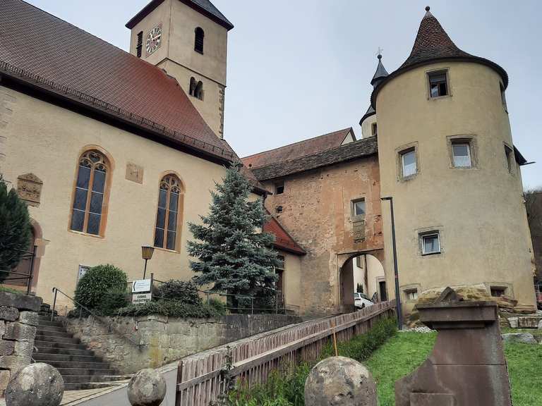 Braunsbach Schloß: Wanderungen und Rundwege | komoot