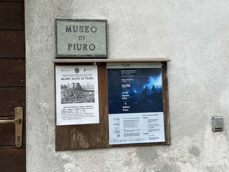 Chiesa di Sant' Abbondio / Museo di Piuro: Wanderungen und Rundwege ...