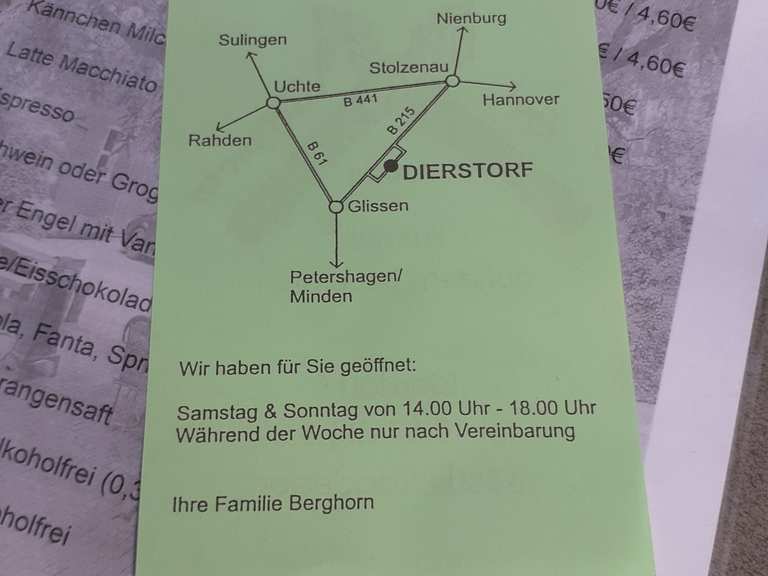 Hof Berghorn, Bauerncafé Dierstorf : Radtouren und Radwege | komoot