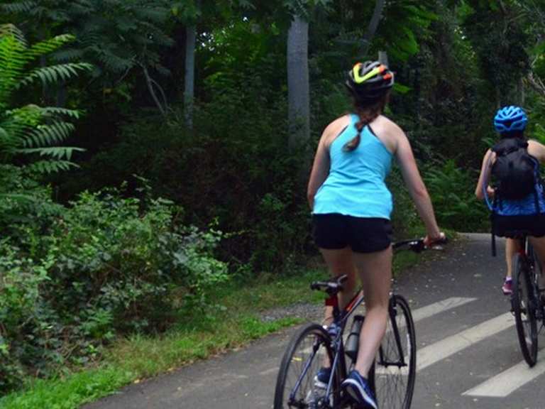 Nauset Beach from Salt Pond Visitor Center loop via Nauset Bike Trail ...