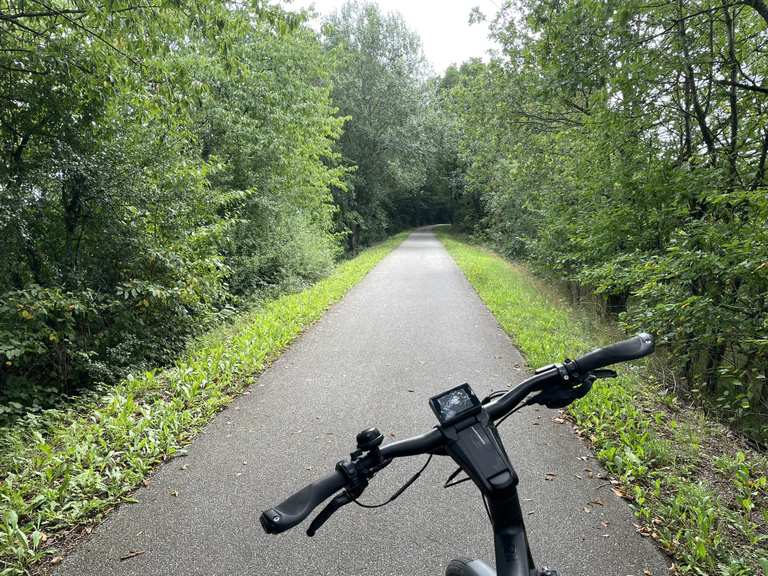 Übersichtskarte zu Einkehrmöglichkeiten : Radtouren und Radwege | komoot
