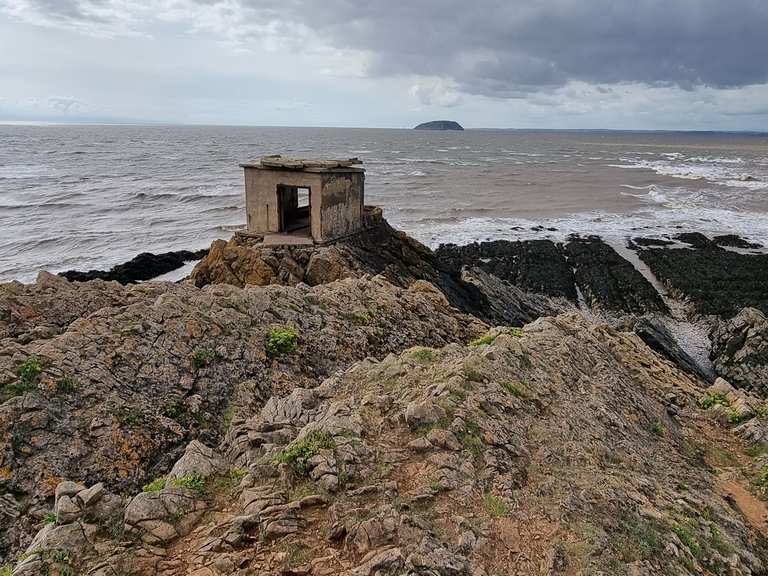 Berrow Sands Brean – The Palmerston Fort loop from Brean | hike | Komoot