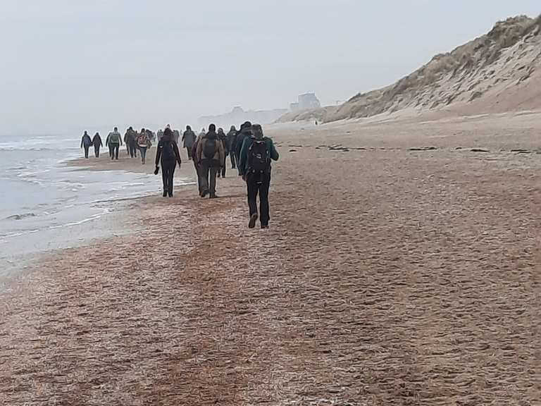 Strand Oostduinkerke aan Schipgatduinen wandelroutes en hikes | Komoot