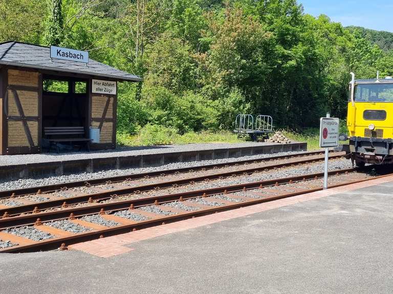 Bahnhof Kasbach - Historische Kasbachbahn: Wanderungen und Rundwege ...
