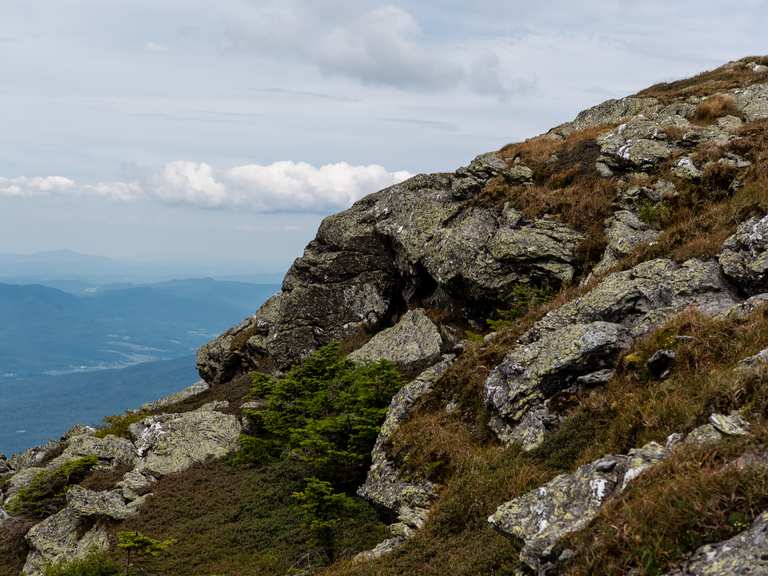 Mansfield's Lips, Nose, and Forehead via the Cliff and Long Trails loop ...