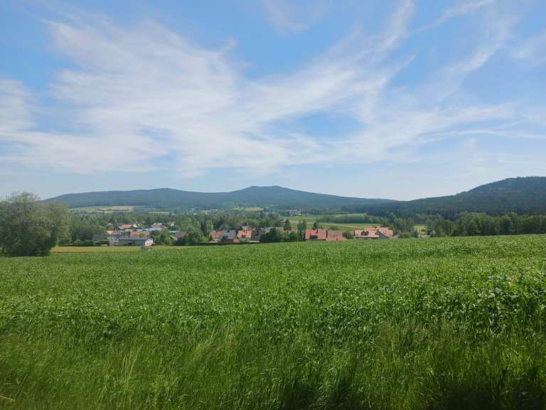 Bergbau und Panorama bei Tröstau: Mountainbike-Touren und -Trails | komoot