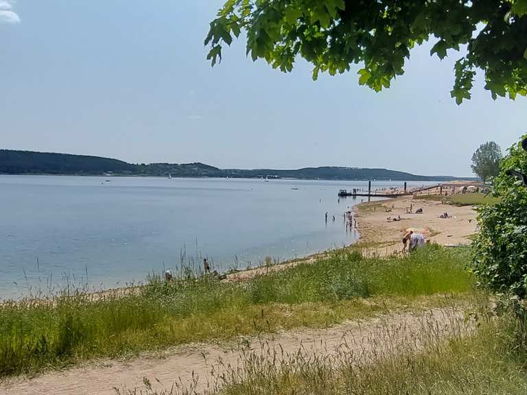 Blick auf den Großen Brombachsee – Bergweg Forest Path Runde von ...