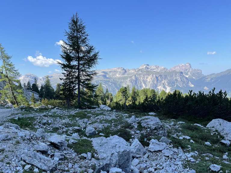 Sentier Alpin du Sass de la Crusc (via Sentier 15B) | randonnée ...