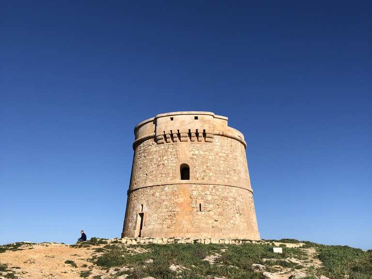 Torre de Alcaufar and Mirador de Punta Prima - circular via the Menorca ...