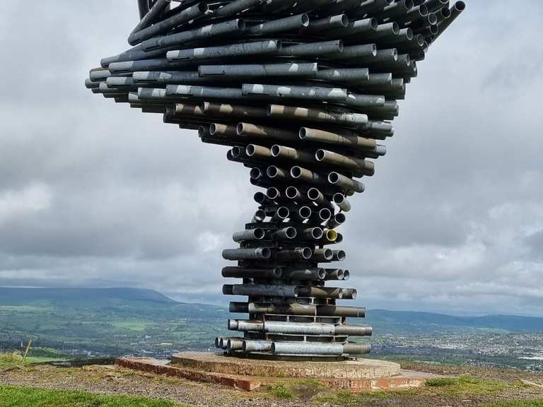 Clowbridge Reservoir & the Singing Ringing Tree loop | hike | Komoot