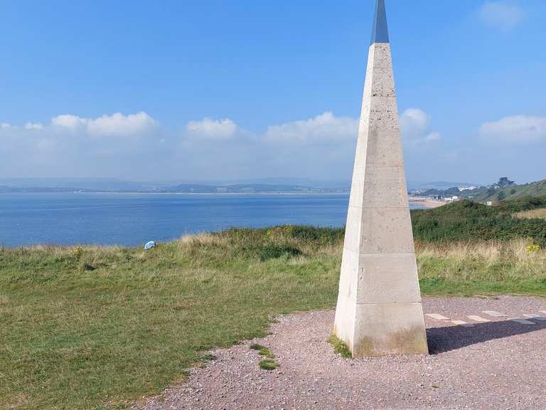 Orcombe Point, Budleigh Salterton & Woodbury Castle loop from Exmouth ...