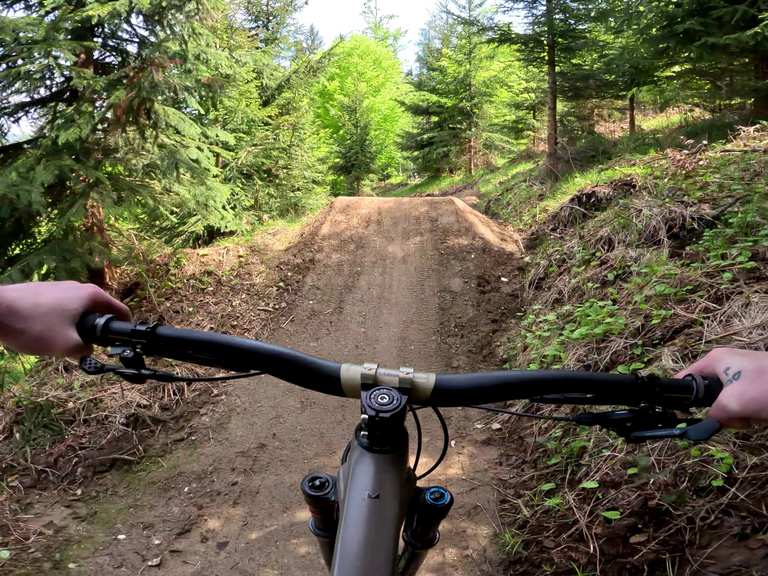 Sandy Trail Jumpline, lake.bike Ossiacher See: MTB-routes en trails ...