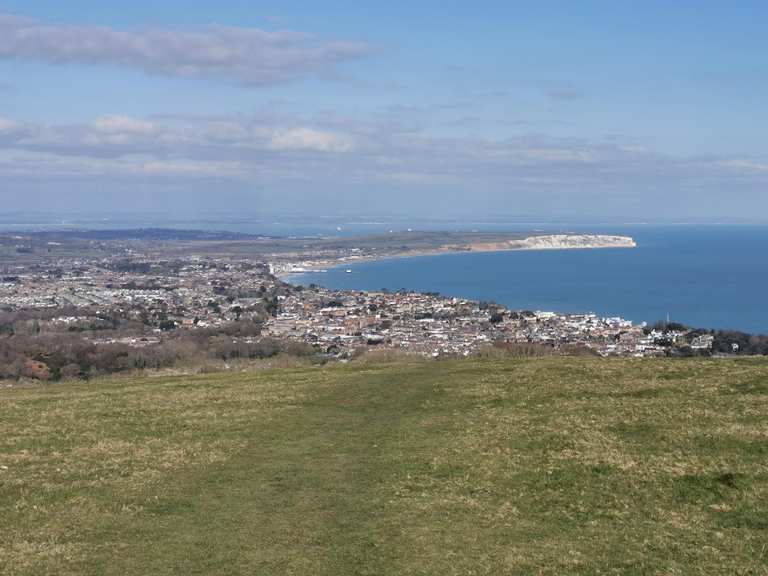 Shanklin Down, St Boniface Down & The Landslip Schleife von Shanklin ...