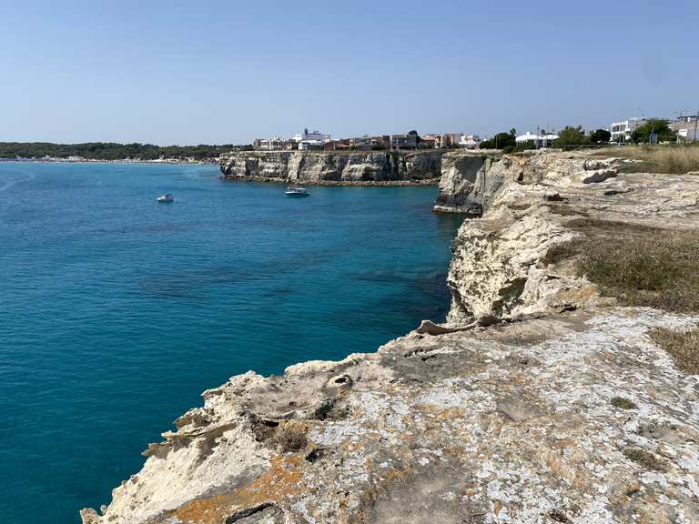 The Leccese coast from San Cataldo to the Alimini lakes – loop tour ...