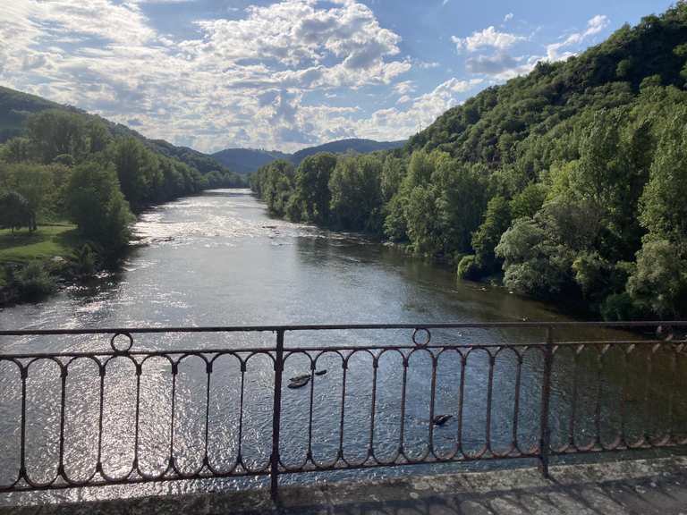Trébas plage - loop along the banks of the Tarn in the Parc naturel ...