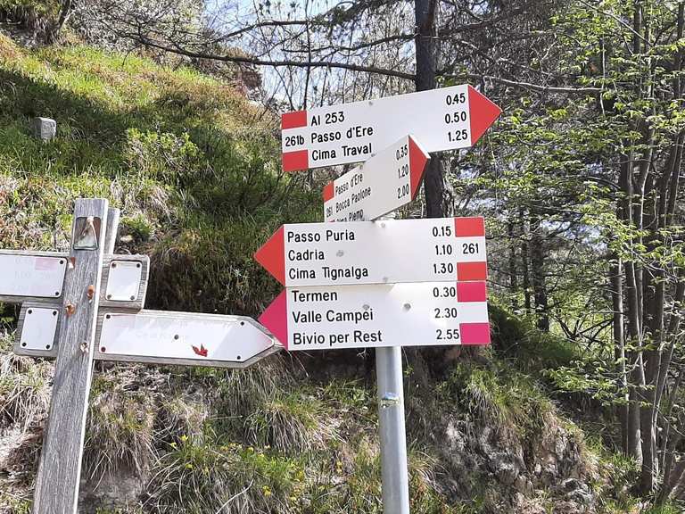 Sentiero storico della Prima Guerra Mondiale dal Passo della Puria al ...