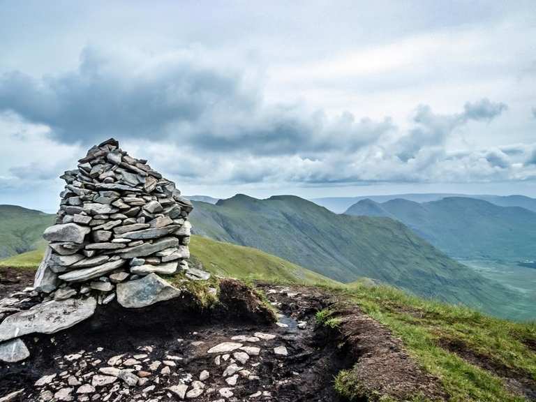 Mweelrea, Ben Bury en Ben Lugmore Loop | wandeling | Komoot