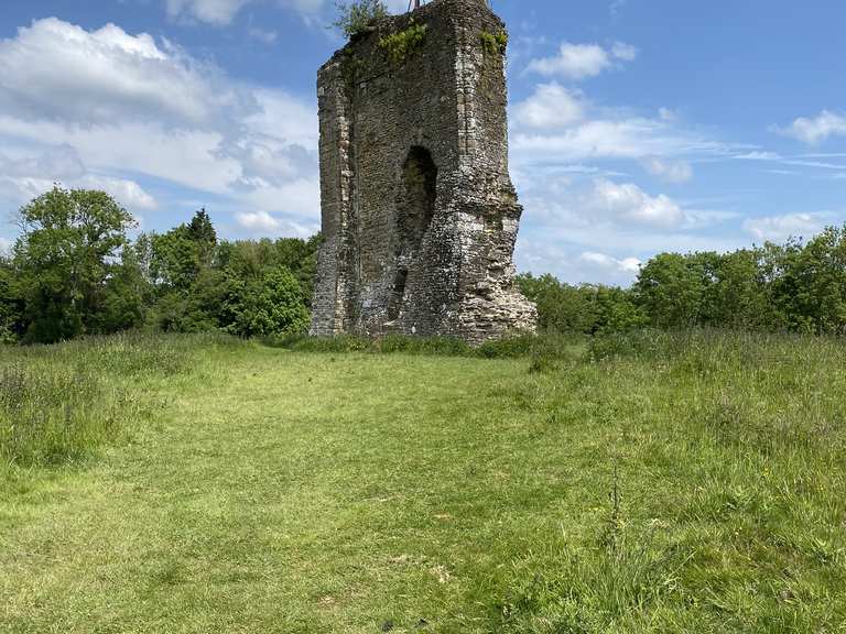 Knepp Castle Ruins Routes for Walking and Hiking | Komoot