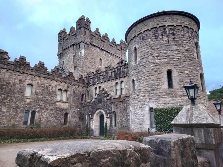 Glenveagh Castle from the Glenveagh National Park Visitors Centre ...