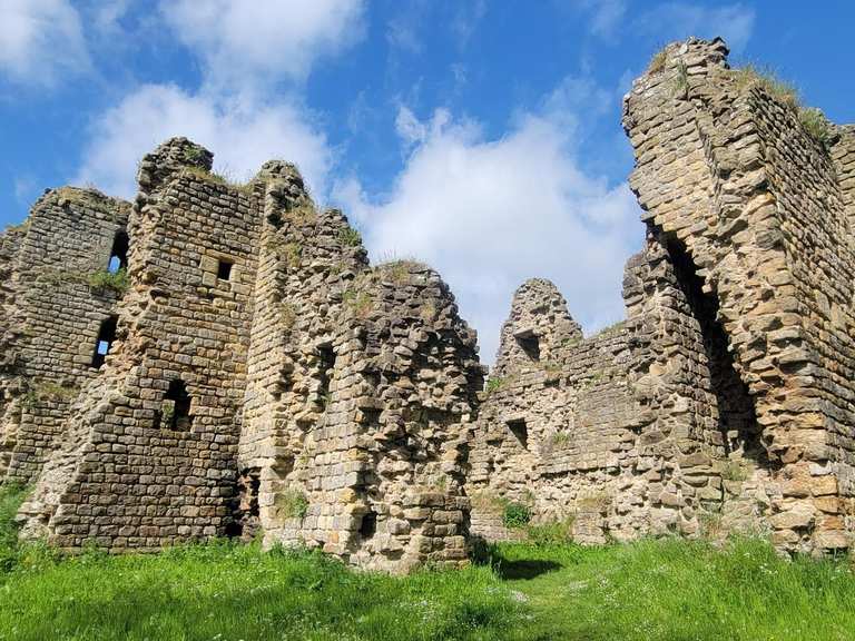 Walltown Crags & Thirwall Castle loop from Walltown Quarry ...