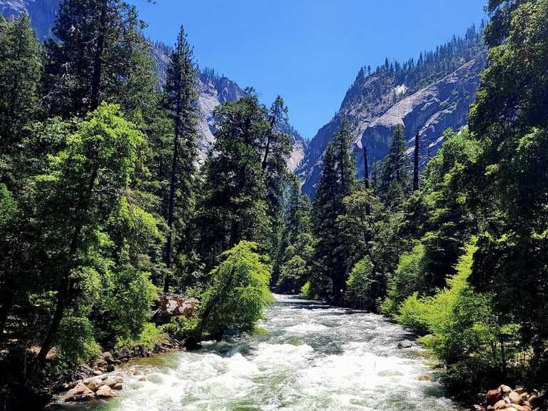 Happy Isles Bridge: Wanderungen und Rundwege | komoot