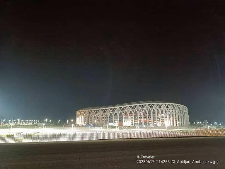 Stade Olympique Alassane Ouattara d'Ebimpé (Abidjan) - Cycle Routes and ...