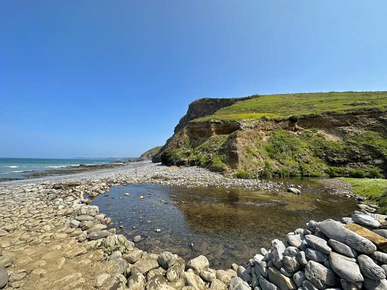 Millock van Widemouth Bay op het South West Coast Path — Cornwall ...