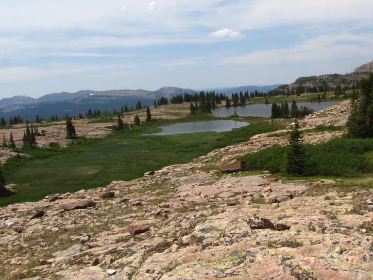 Lac Jordan et lac Shaler (Bassin Naturaliste) - Forêt national Uinta ...