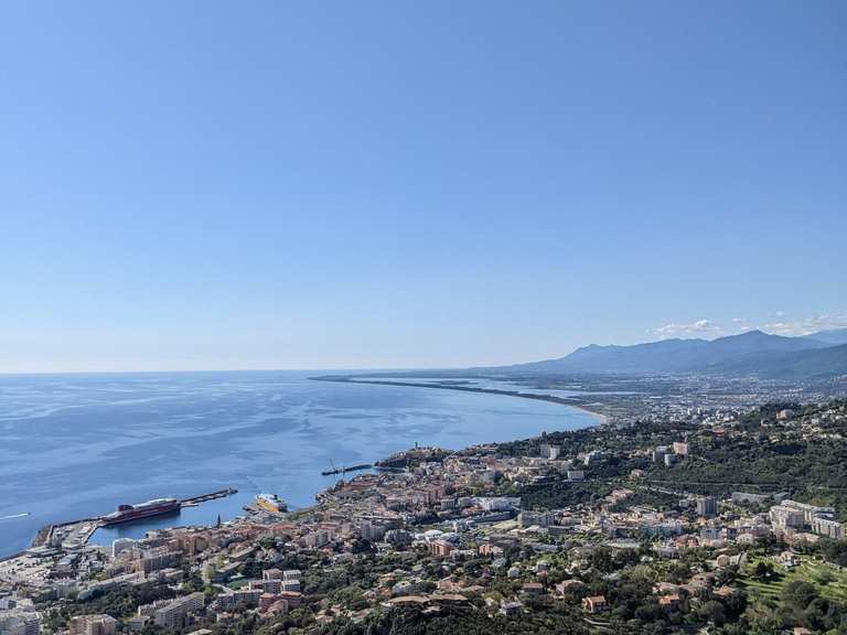 The foothills of Bastia — city center loop | bike Tour | Komoot