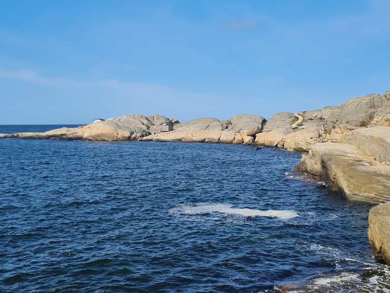 Der Nacktbadestrand von Marstrandsön: Wanderungen und Rundwege | komoot