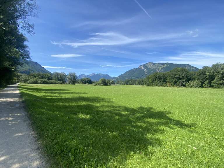 Die Tiroler Achen – Blick auf den Chiemsee Runde von Schleching ...