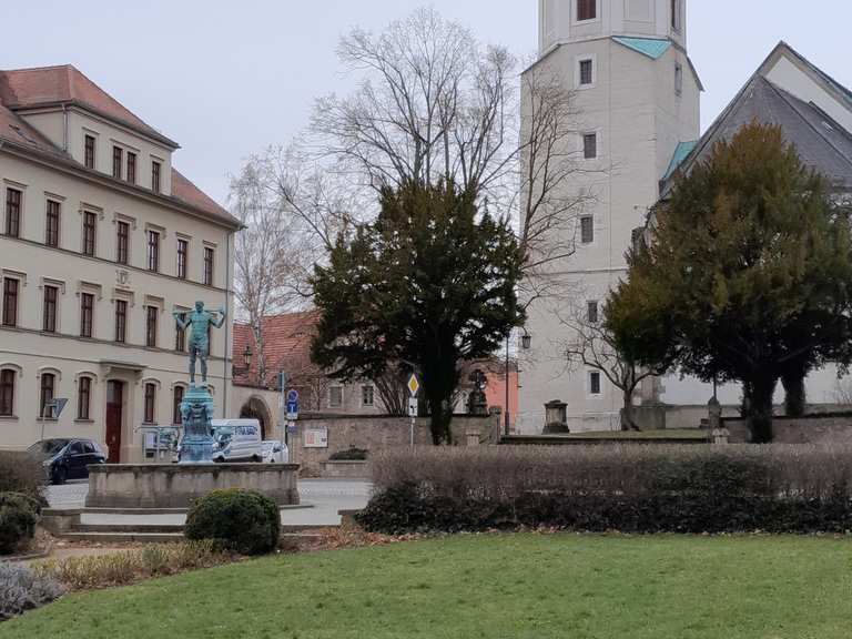 historischer Marktplatz von Dohna: Wanderungen und Rundwege | komoot