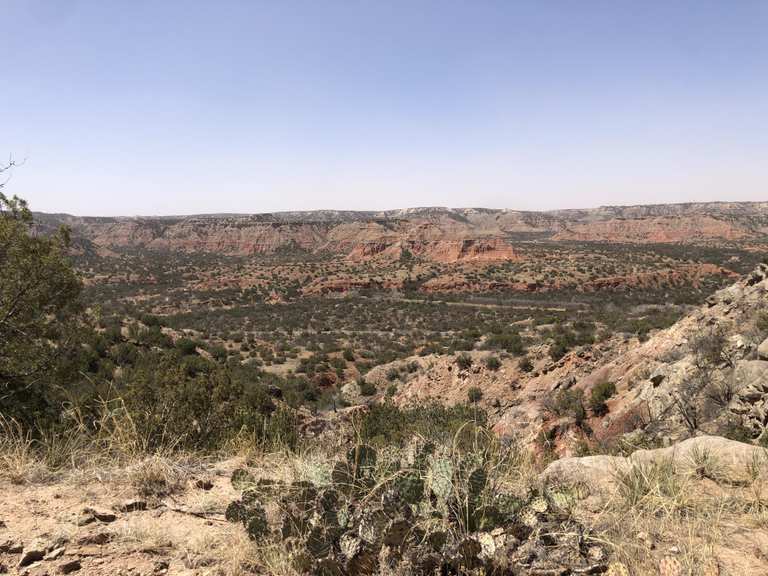 Dolna pętla ścieżki Comanche Trail — Palo Duro Canyon State Park ...
