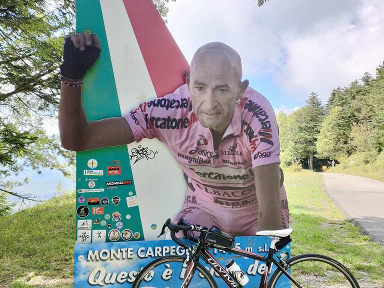 Monte Carpegna (Passo Marco Pantani): percorsi per bici da corsa | Komoot