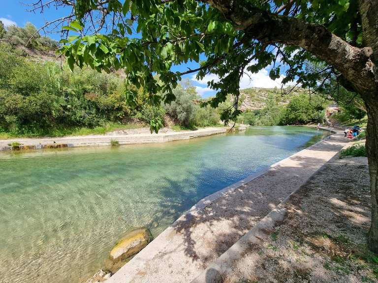 Natürlicher Pool von El Azud: Wanderungen und Rundwege | komoot