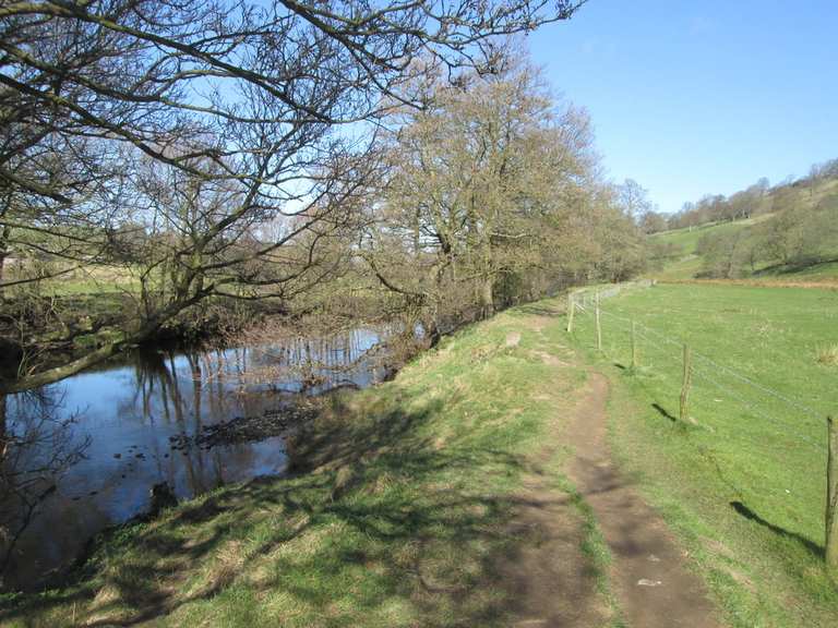 Wath Lane and River Nidd loop from Pateley Bridge — Nidderdale AONB ...